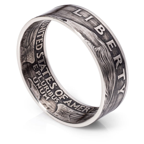 Hand Crafted Rings: Quarter 'Heads' - Patina - 1992-1998 – Change To ...