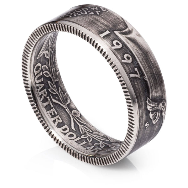Hand Crafted Rings: Quarter 'Heads' - Patina - 1992-1998 – Change To ...